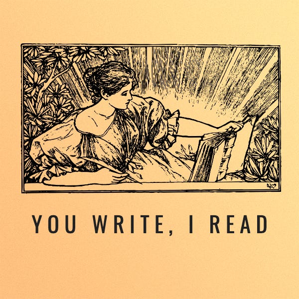 You Write, I Read - Medium