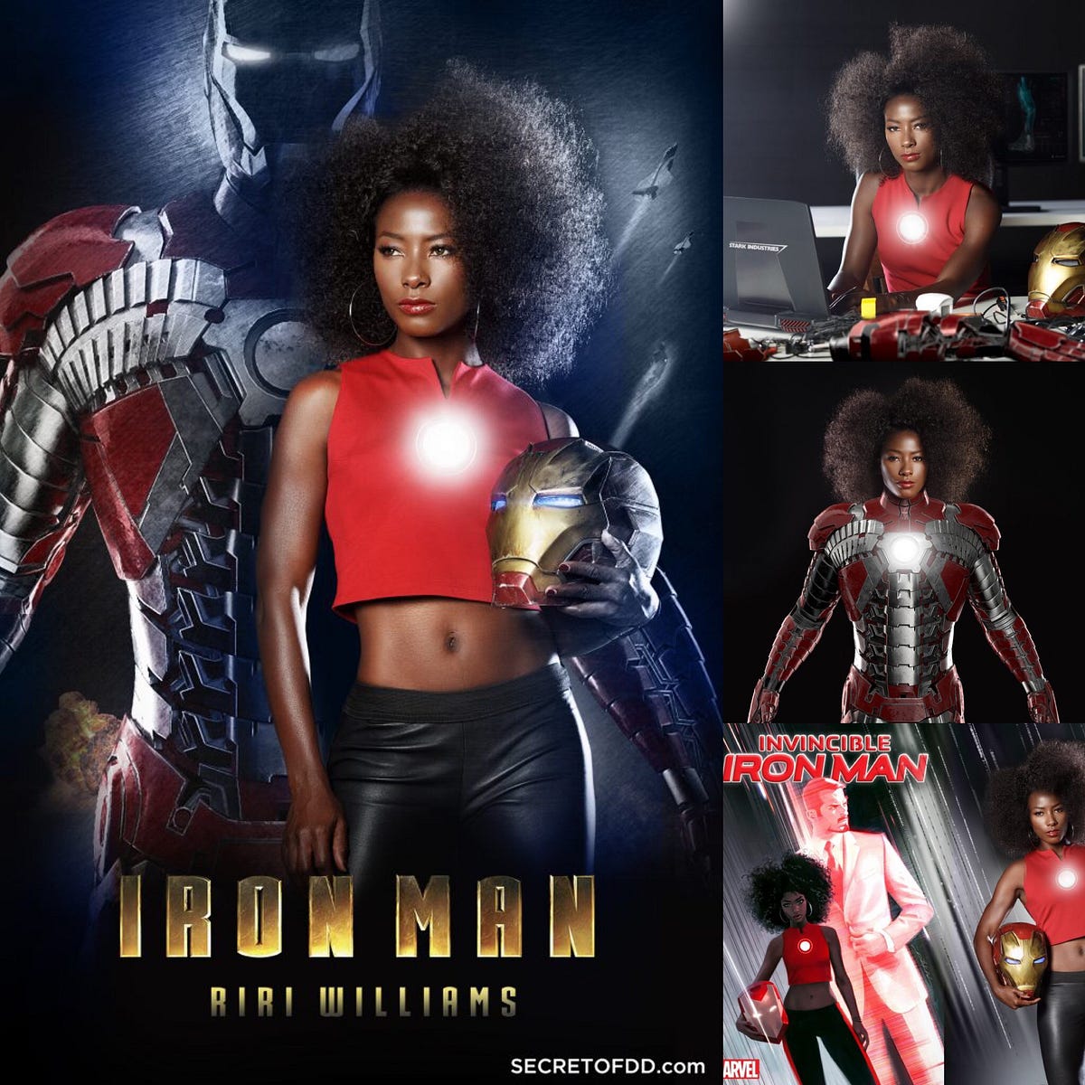 Capitulo Marvel a primeira grande super-herói feminina Negra: Riri ...