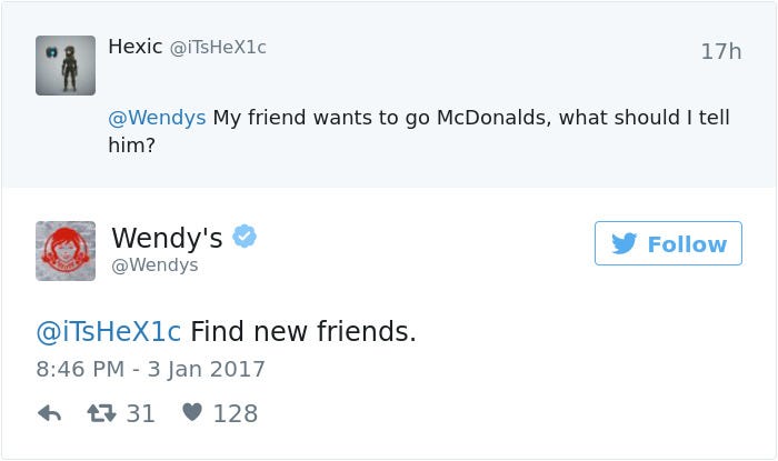 Wendy’s twitter feed appears to be your average fast-food twitter ...