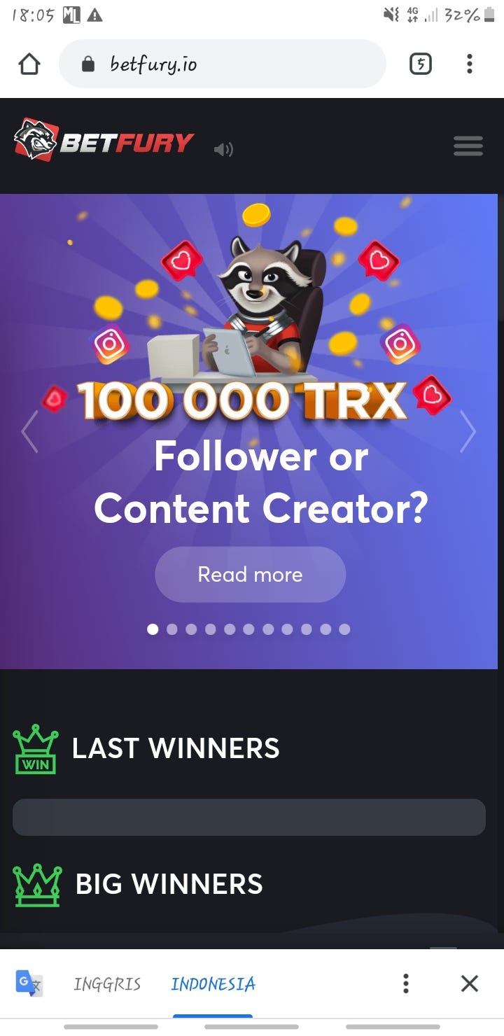 https://betfury.io/ - Medium