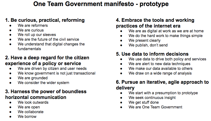 Prototyping a One Team Government manifesto – Paul Maltby – Medium