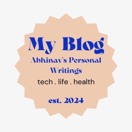 Abhinav’s Writings - Medium