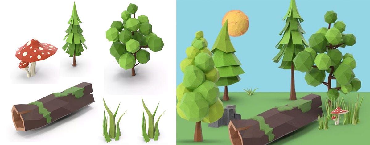 How 3D renders are being used for 2D artwork – Envato – Medium