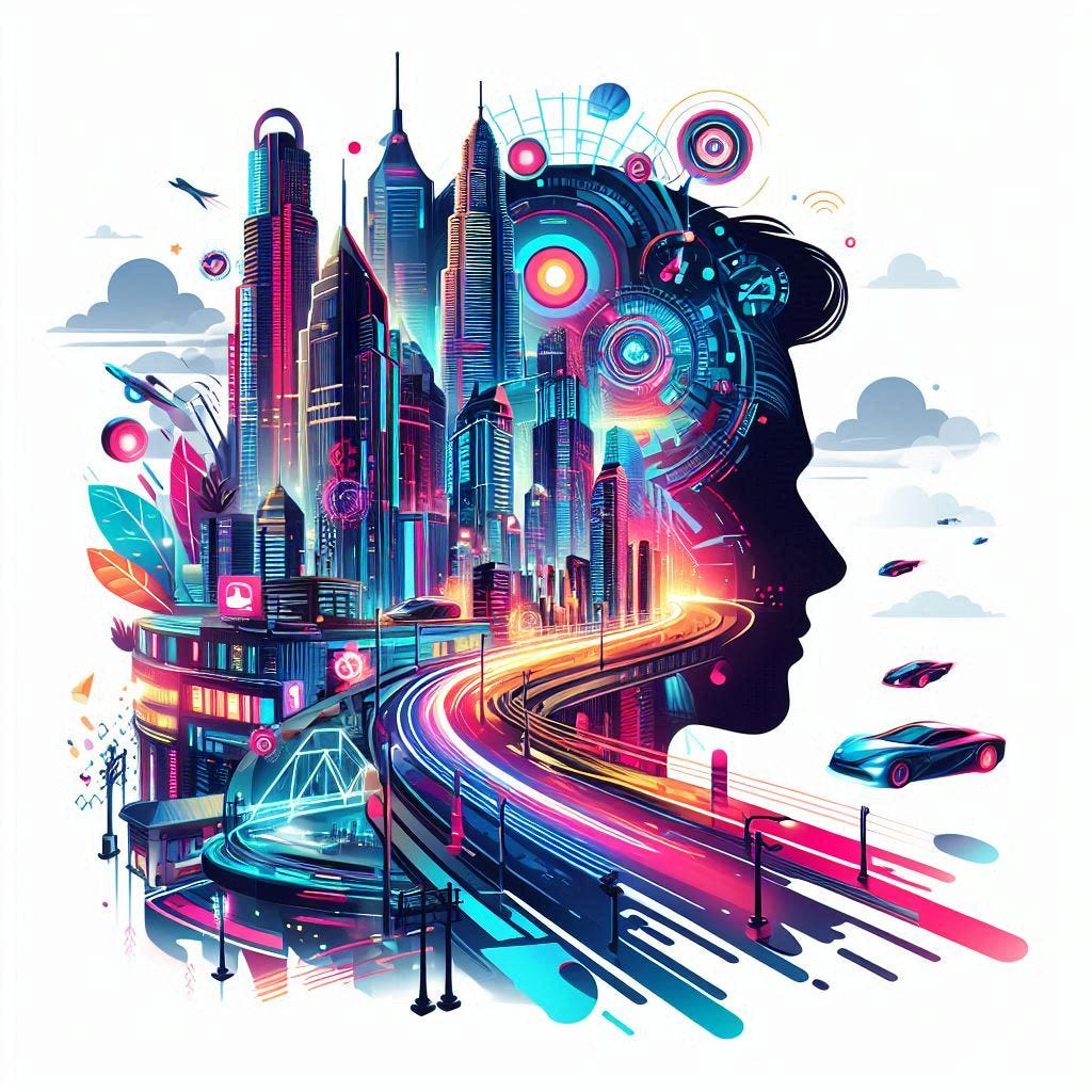 Futuristic Tech Chronicles - Medium