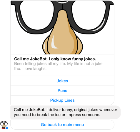 Introducing JokeBot: Messenger Bot that Makes You Laugh