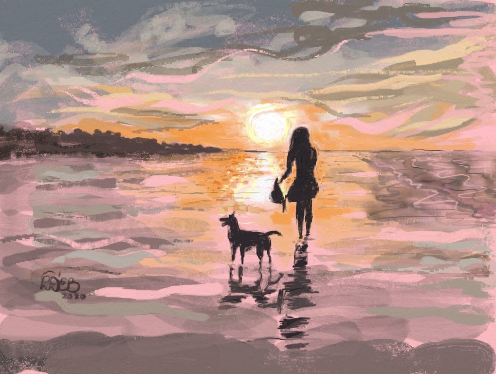Repintando el sol al mediodía - Medium