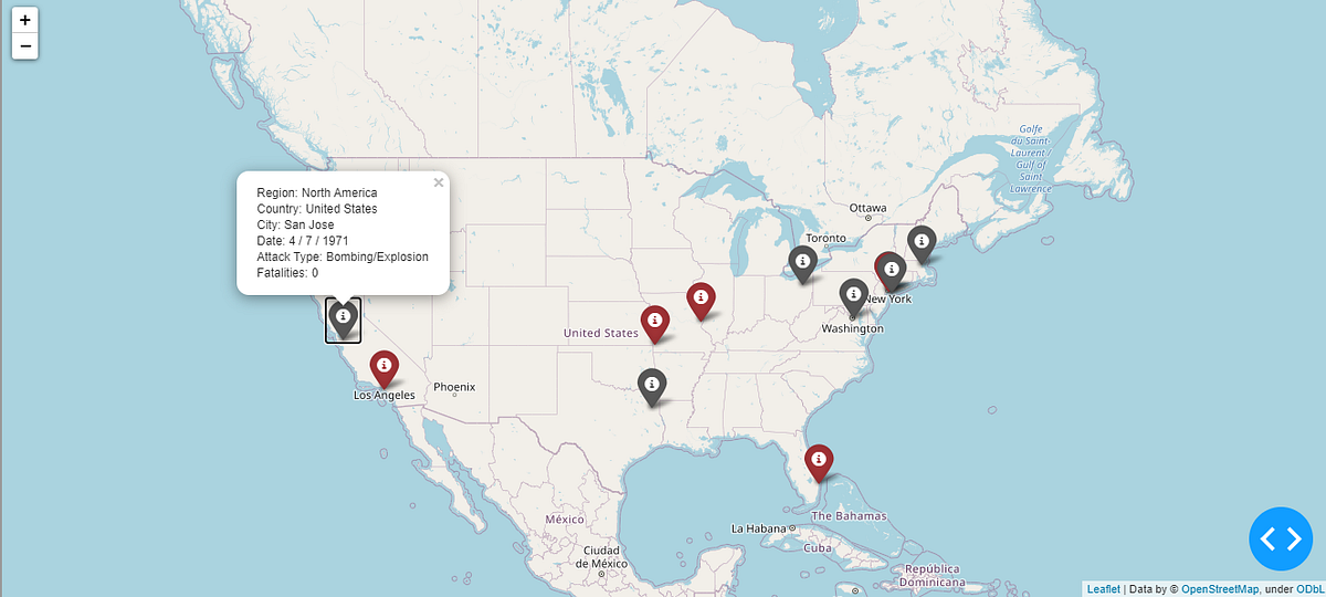 Generating Folium Maps based on user input for a Dash Layout - Medium