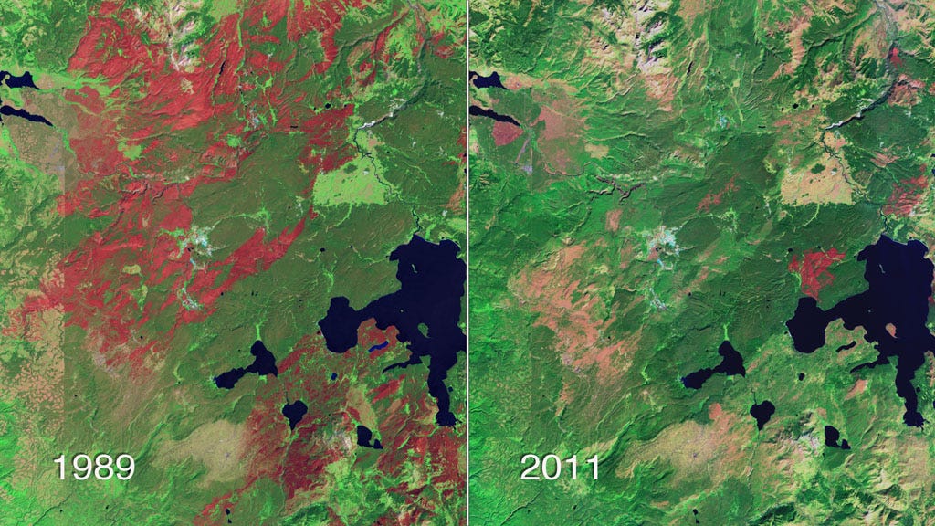 NASA Images Show A Record Recovery From History’s Worst National Park ...