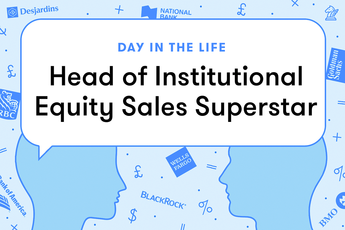 #Day In The Life | Head of Institutional Equity Sales