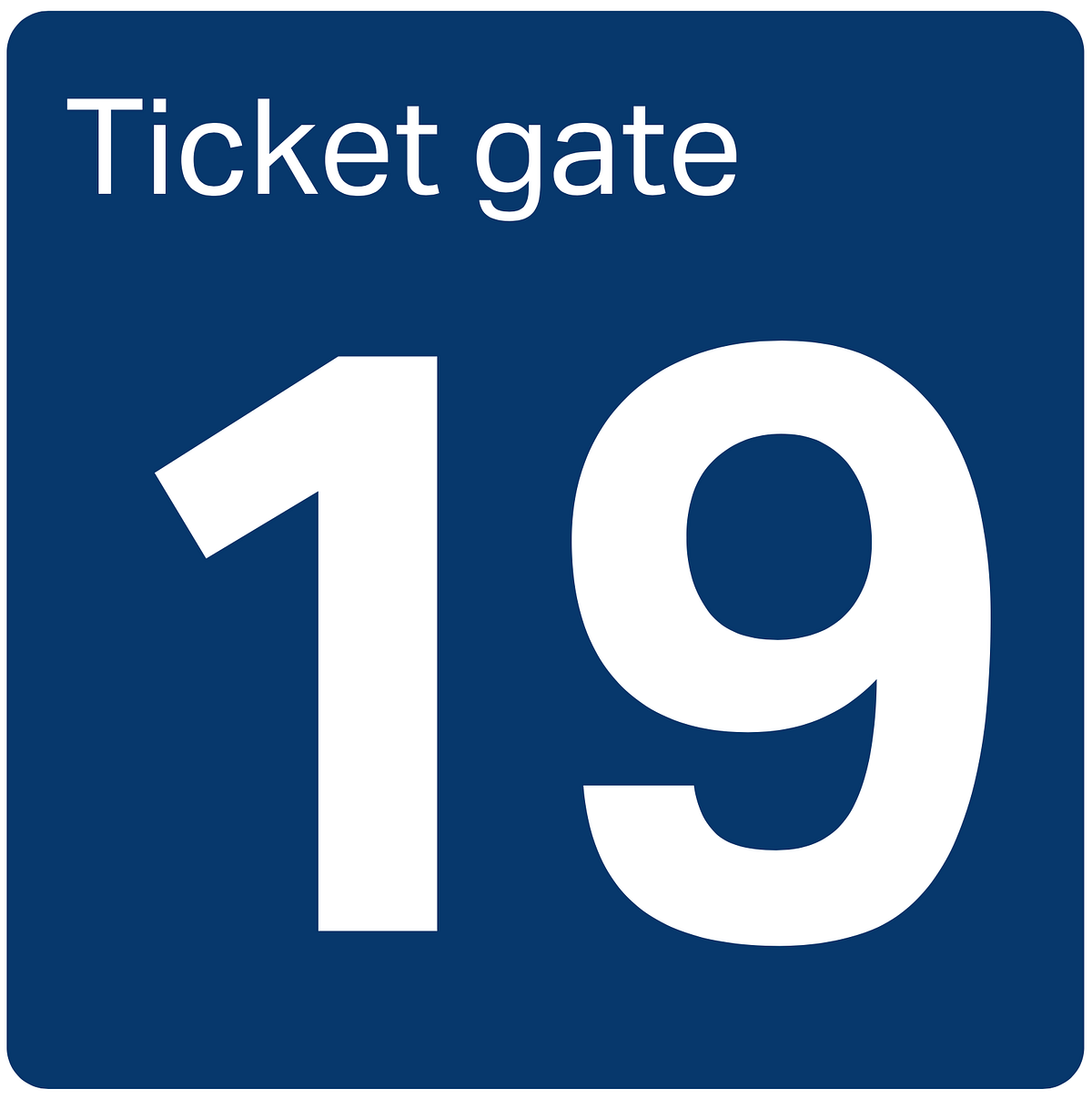 Ticket Gate 19 - Medium