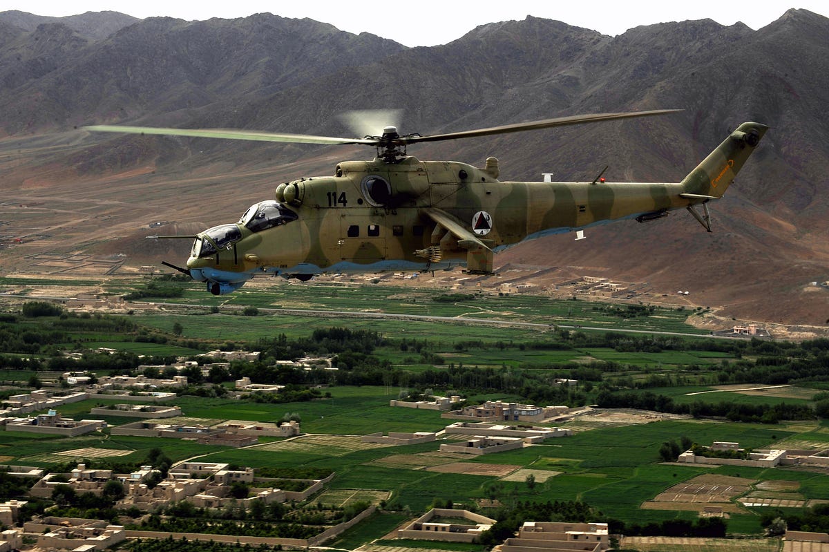 Afghanistan’s Iconic Hind Gunships Won’t Fly Much Longer