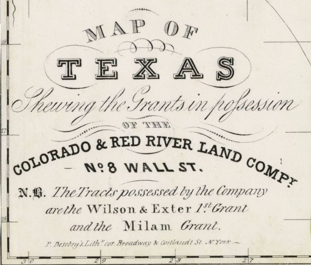 Mapping Texas: From Frontier to the Lone Star State—Map of Texas ...