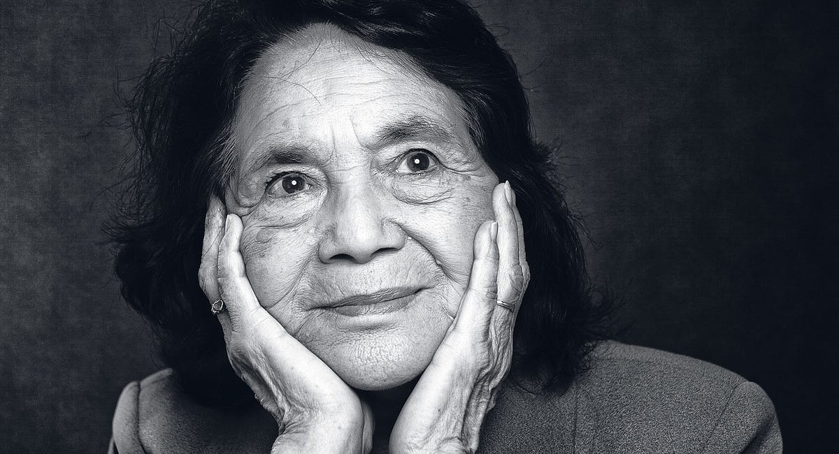 Civil rights activist Dolores Huerta is 87 with no plans to retire