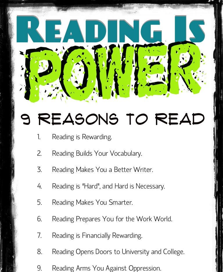 Reading is Power – Joseph Tramontana – Medium