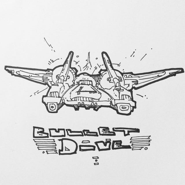 Bullet Dive - Medium