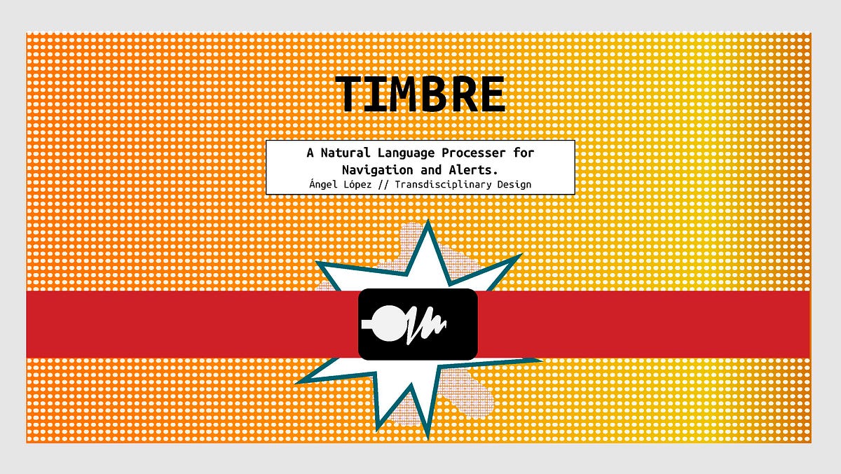 Timbre – Designing A.I. - Spring 2017 – Medium