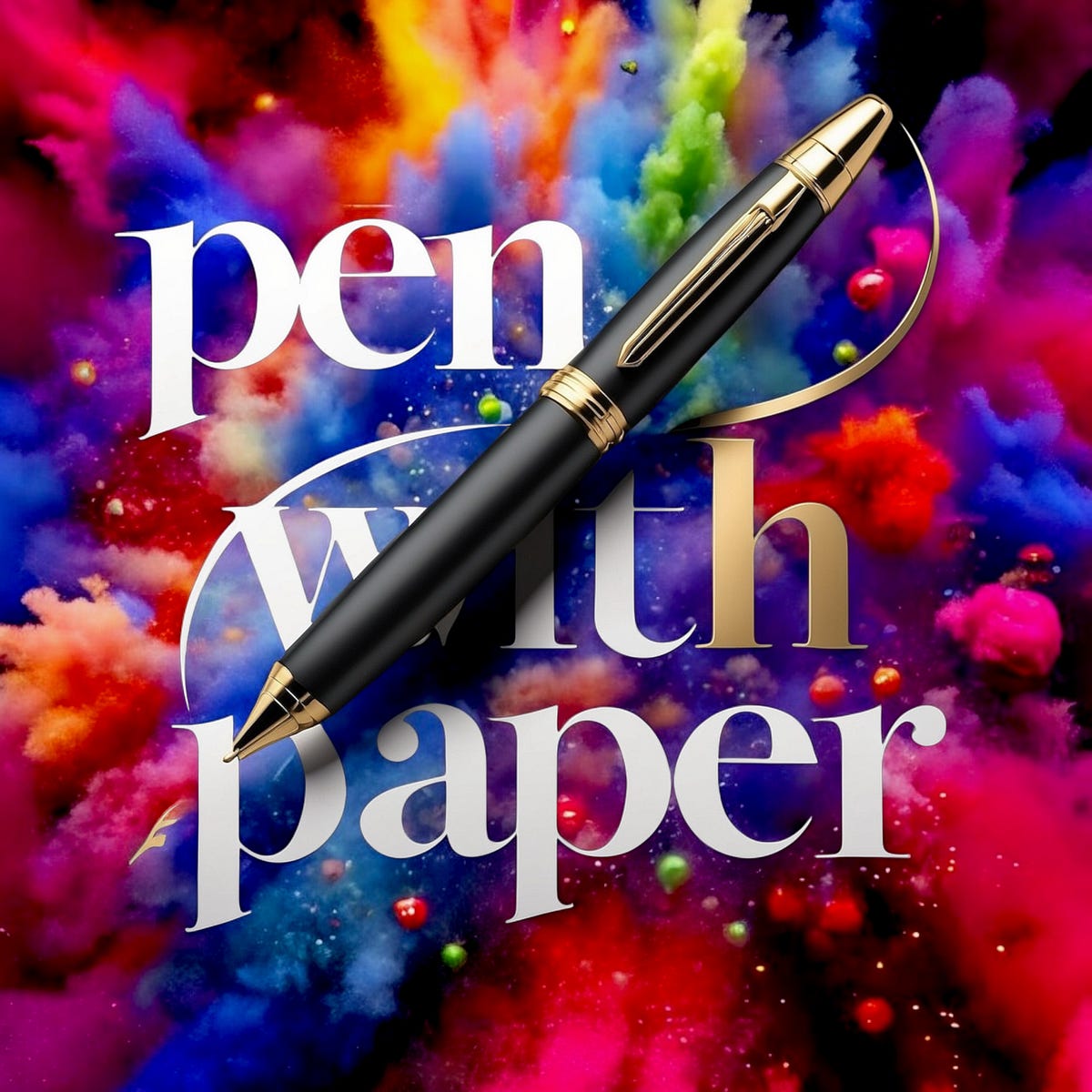 Pen With Paper - Medium