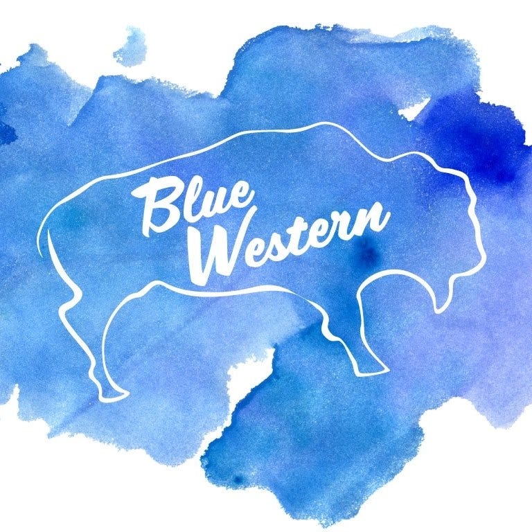 Blue Western – Medium