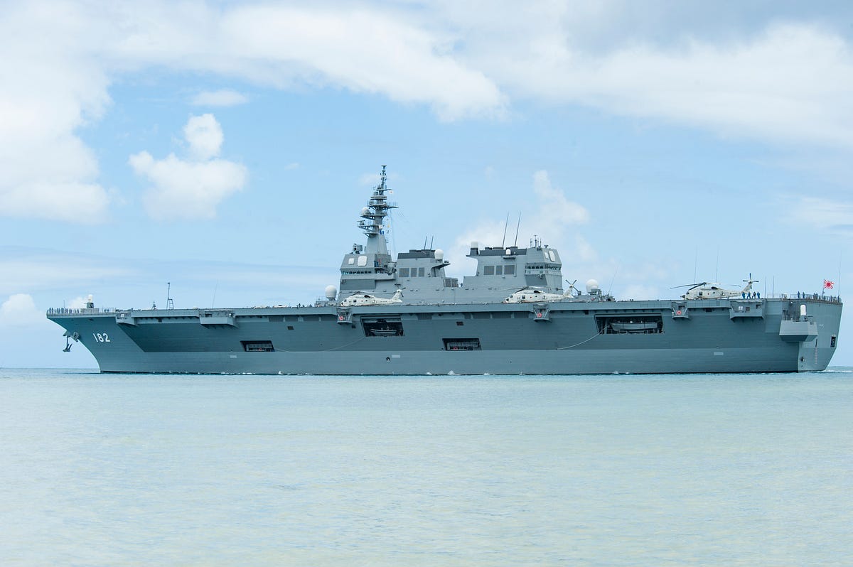 Japans New Offensive Capability Upgrade: Izumo-class Helicopter Destroyer