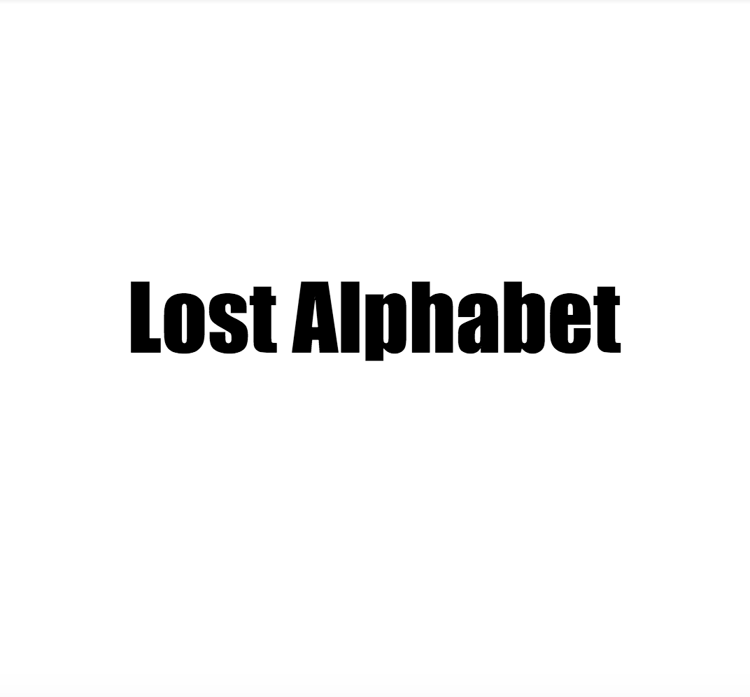 Lost Alphabet – Medium