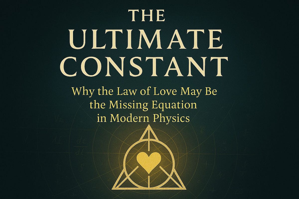 “The Ultimate Constant: Why the Law of Love May Be the Missing Equation ...