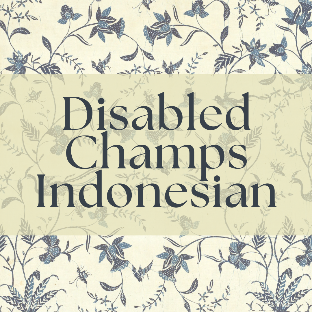 Disabled Champs Indonesian - Medium
