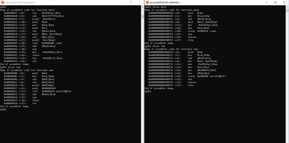 Explained Difference between x86 & x64 Disassembly – Neeraj Pal – Medium
