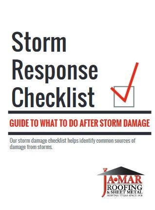 Storm damage Checklist - Medium