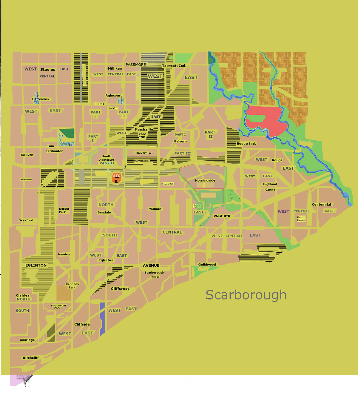 Scarboro Beta Map – Medium