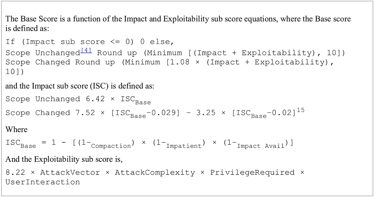 A Review of the Common Vulnerability Scoring System