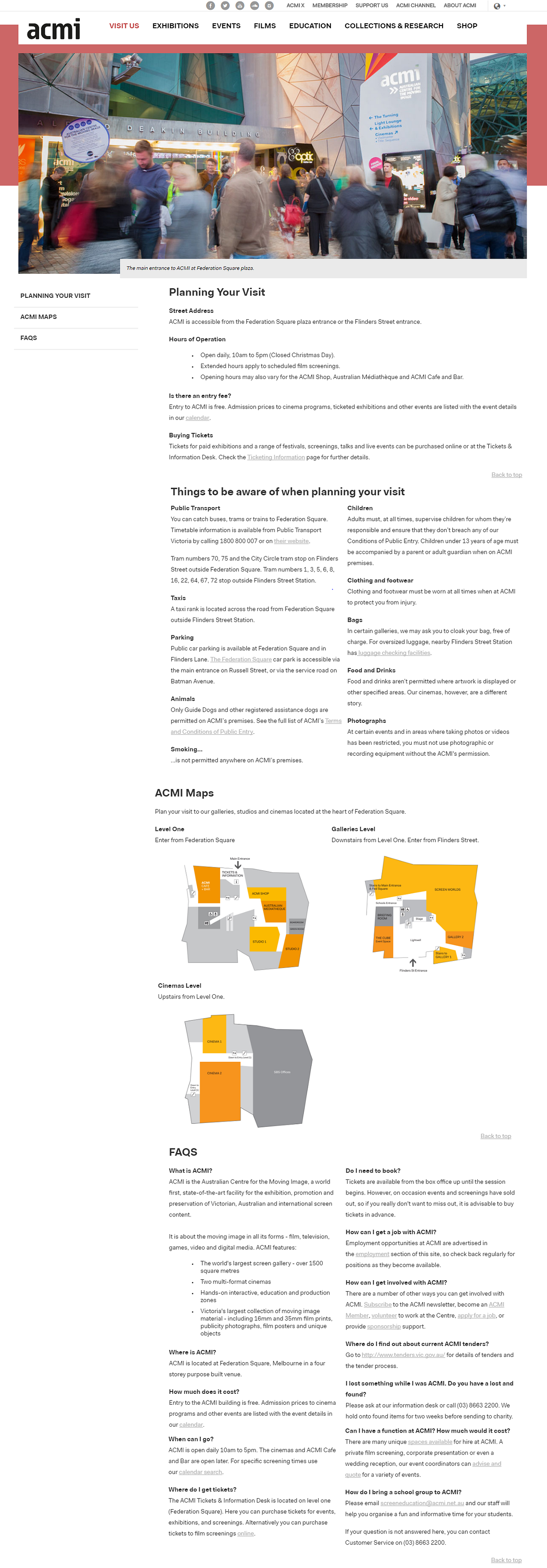 Redesigning how visitors explore ACMI – ACMI LABS