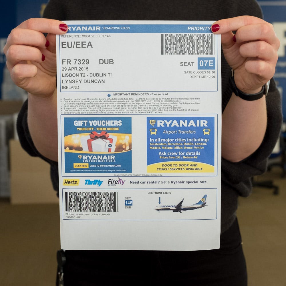 Priority Queue Designing Ryanair s Boarding Pass Aonghus Davoren 