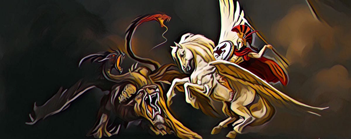 The Head of a Lion, the Body of a Goat, the Tail of a Serpent