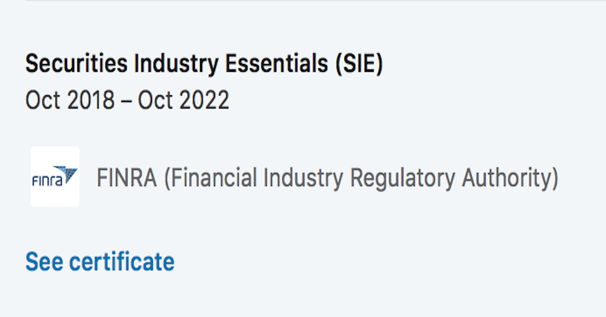 How I passed the Securities Industry Essentials (SIE) Exam