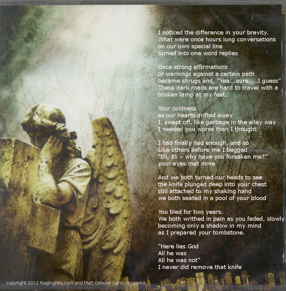 Letters to a dying God - Medium