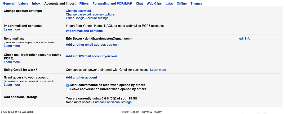 How to Send and Receive Email using Gmail (or Inbox) from Outlook Office365