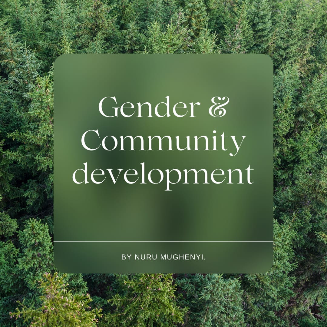 Gender and Community Development - Medium