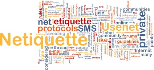Netiquette: The Dos and Don’ts of Networking Online