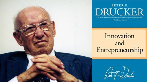 Book Summary : Innovation and Entrepreneurship By Peter Drucker