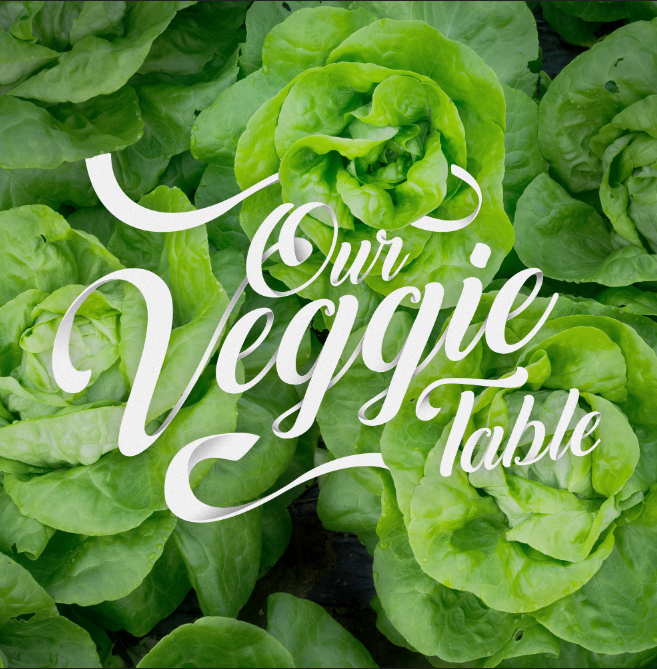 Our Veggie Table - Medium