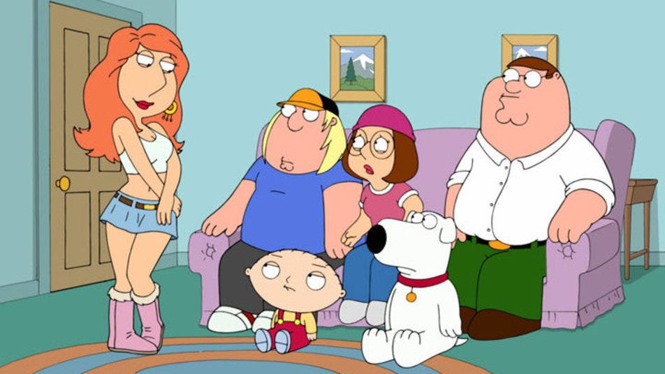 Peter Griffin Enforcing the Norms of an Abuseful Father