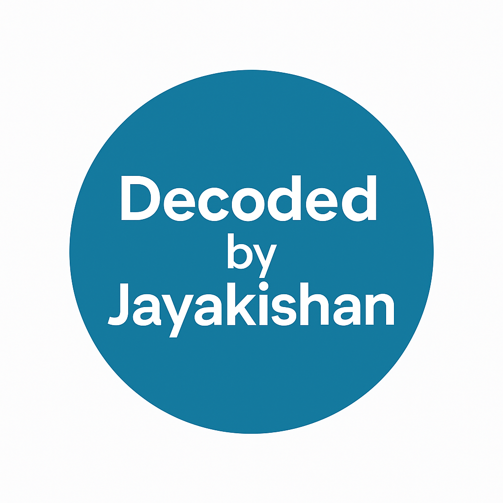 Decoded by Jayakishan - Medium