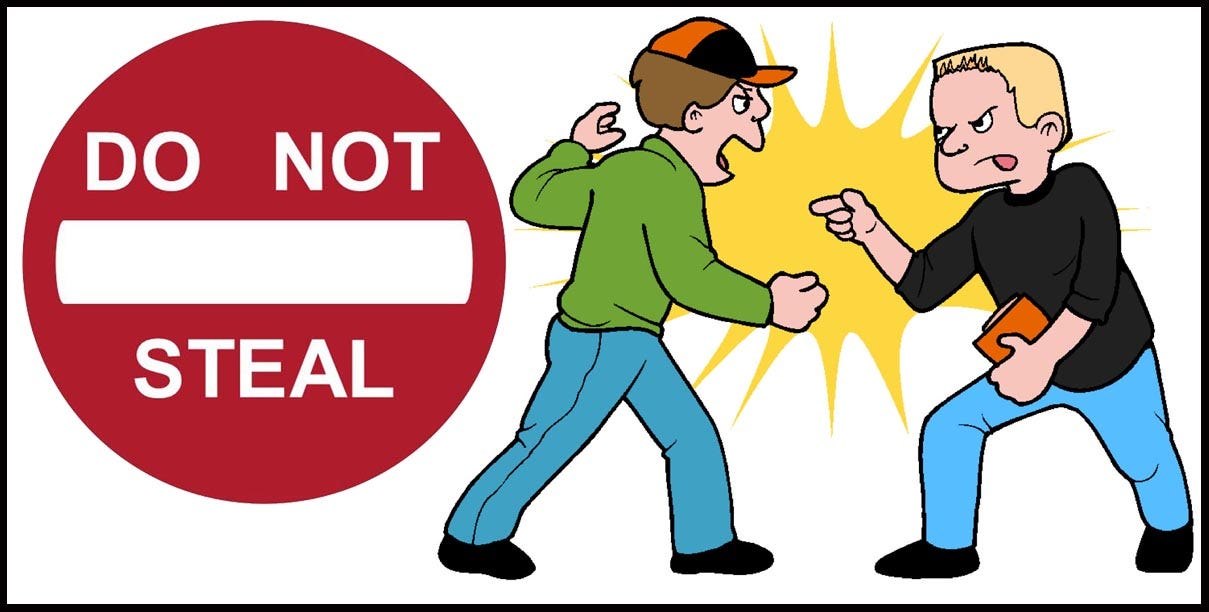 The difference between borrowing and stealing should be straightforward ...