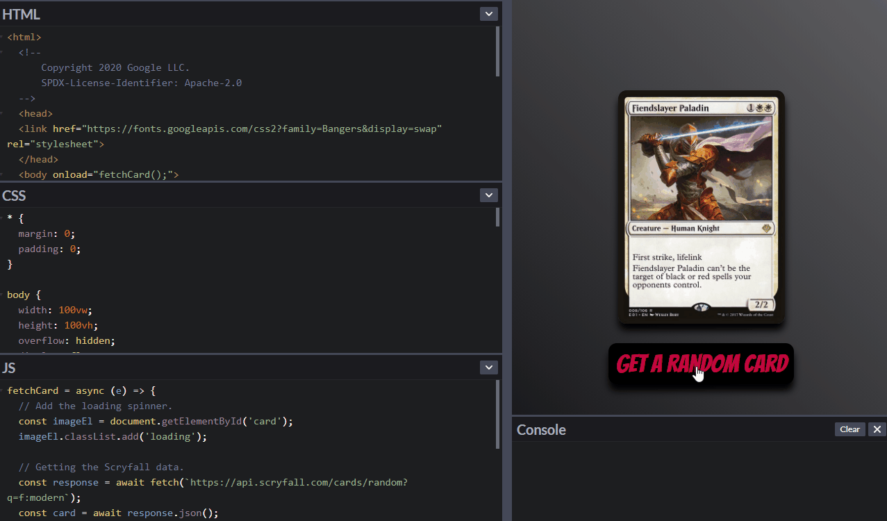 In less than 5 minutes and 100 lines of code, you can build a Random ...