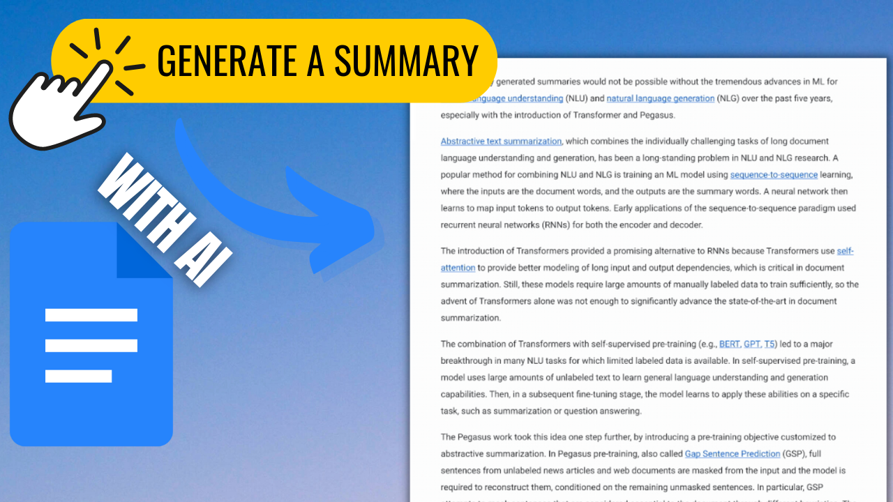 How Does Google Generate Summaries Towards AI