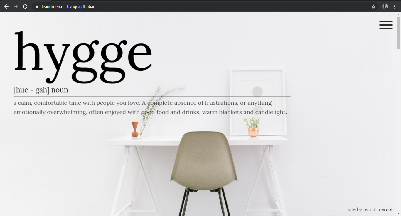 Showcasing different web design trends through code