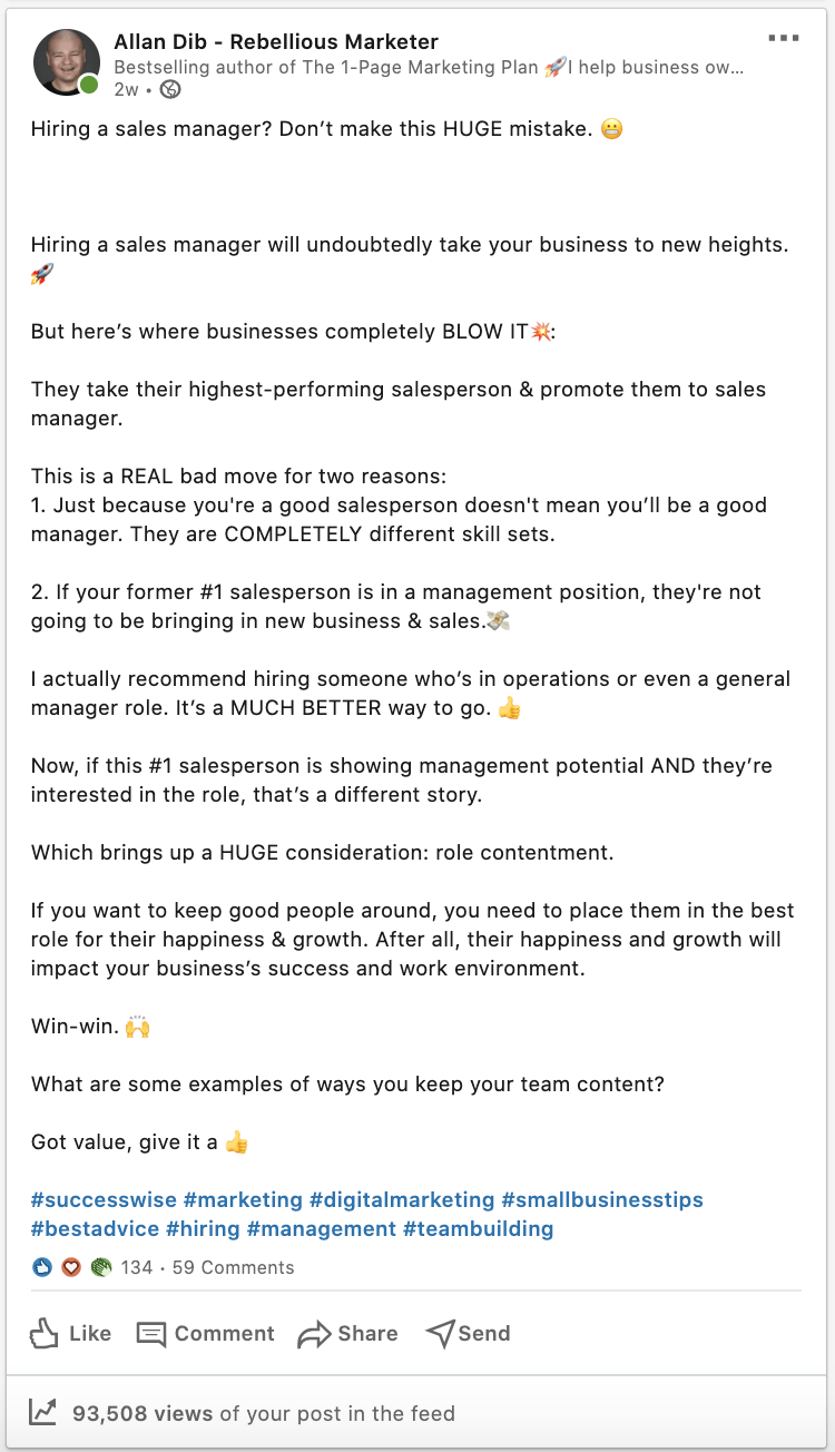How to Create Engaging LinkedIn Posts That Stand Out - The Crowdfire blog