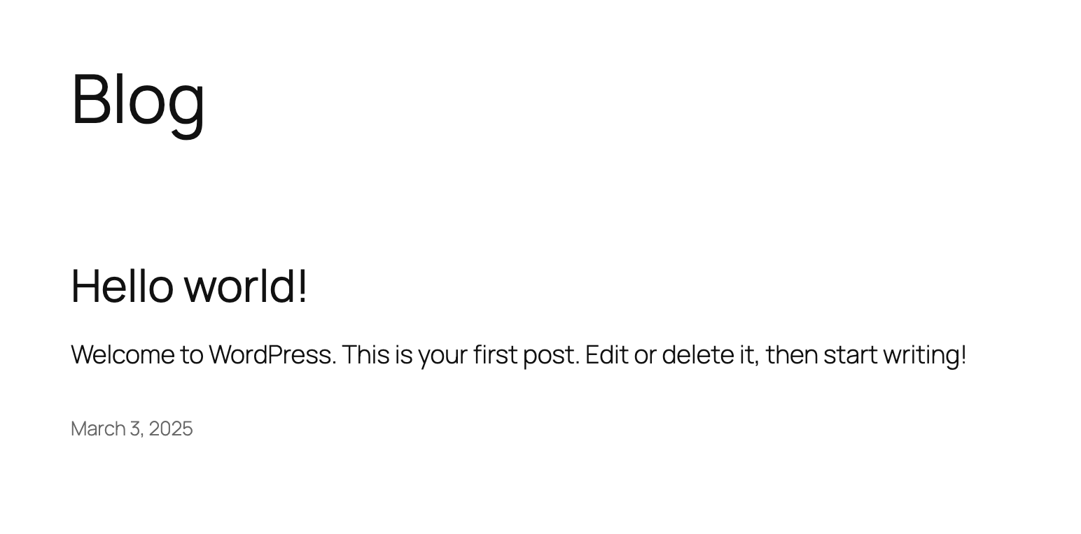 Hello world…do they still say that? WordPress did when I installed it on my website at 12:02 am.