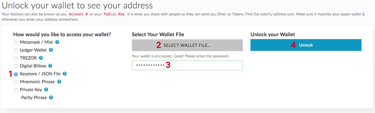 How to create a secured Ethereum address on MyEtherWallet