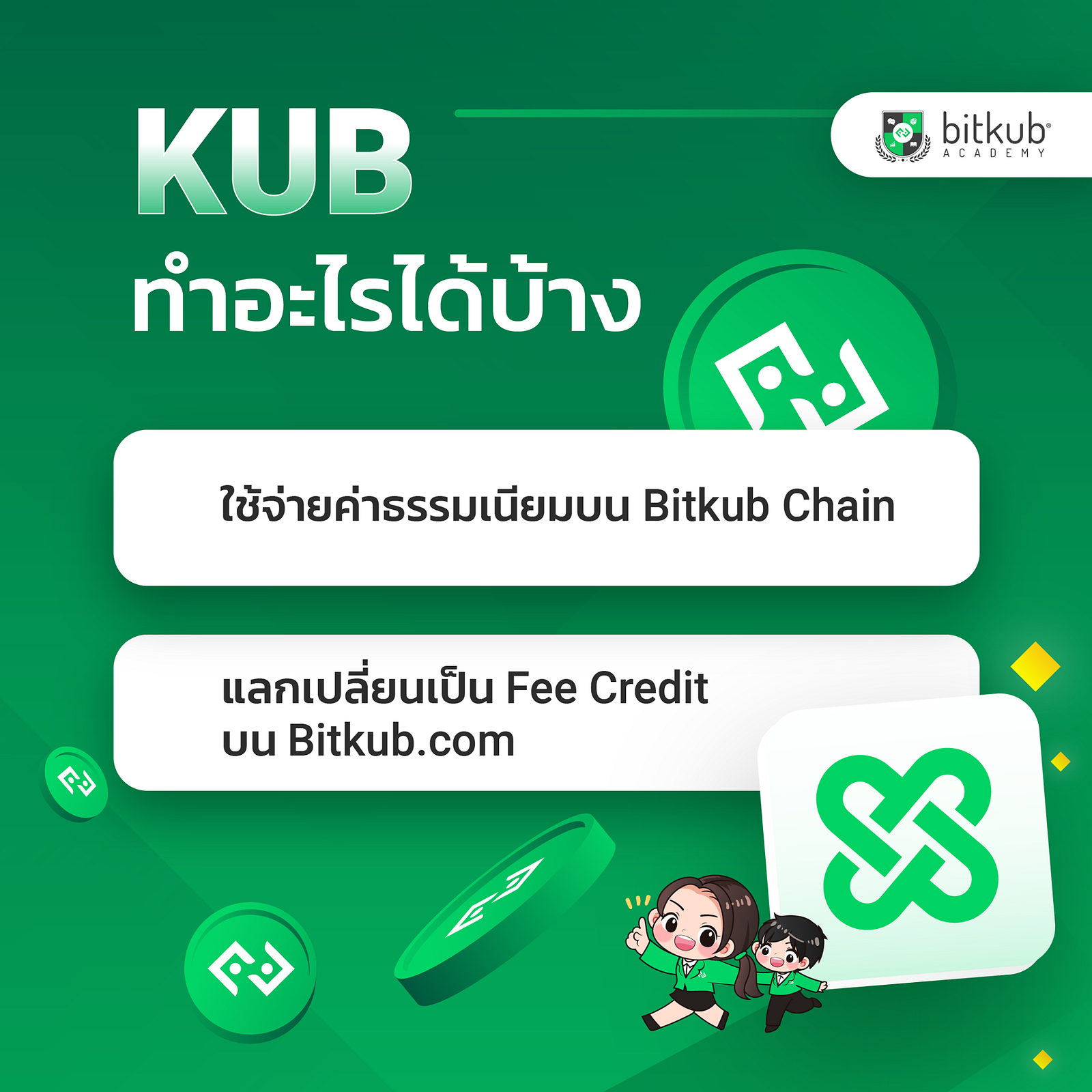 ทำความรู้จักกับเหรียญ Bitkub Coin (KUB)